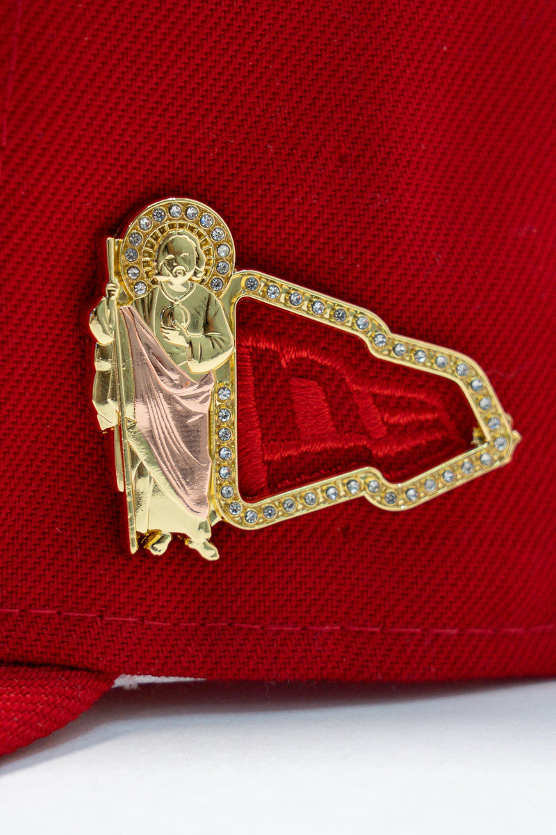 GOLD SAN JUDAS NEW ERA PIN – Revien Hats
